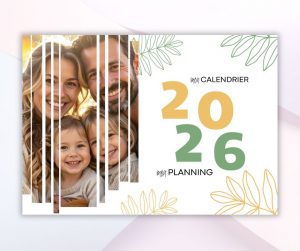 MON CALENDRIER - PLANNING 2026 - 100% Modifiable sur Canva - Julie ...